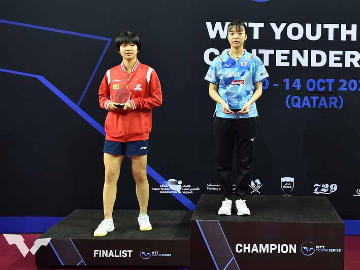 【卓球】WTTユーススターコンテンダーシンガポール2024、川上流星がU15で優勝！U19で坂井雄飛と面手凛が3位入賞 – 卓球王国